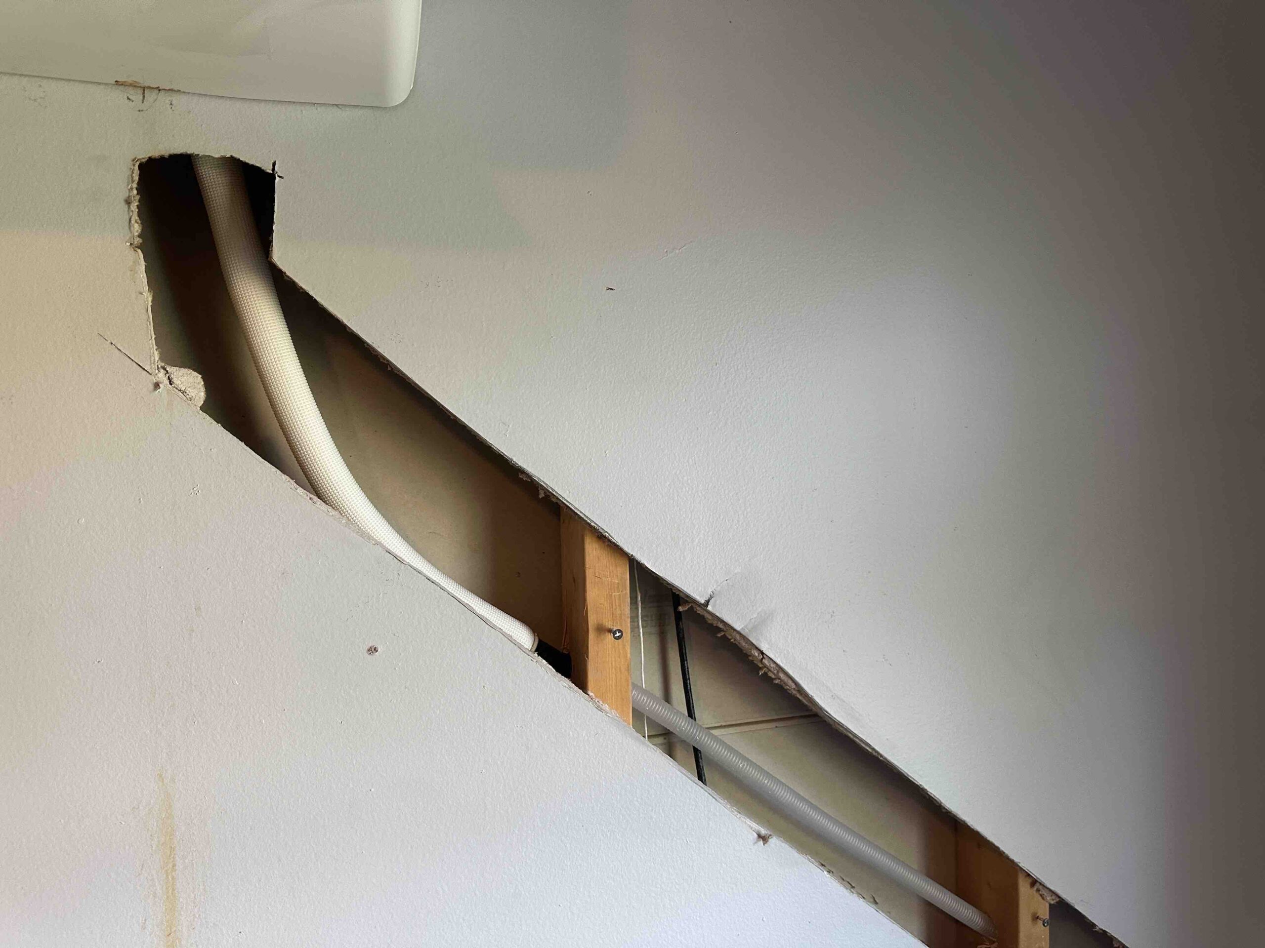 Importance Of Mini Split Interior Wall Drain Line